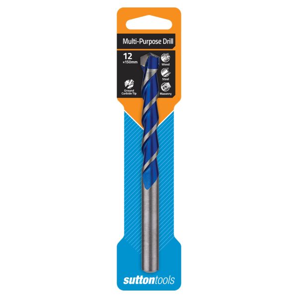 SUTTON 12 x 150MM MULTI PURPOSE DRILL BIT D6101200